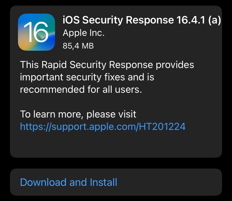 Apple Issues ‘rapid Security Response Patches For Iphones And Macs