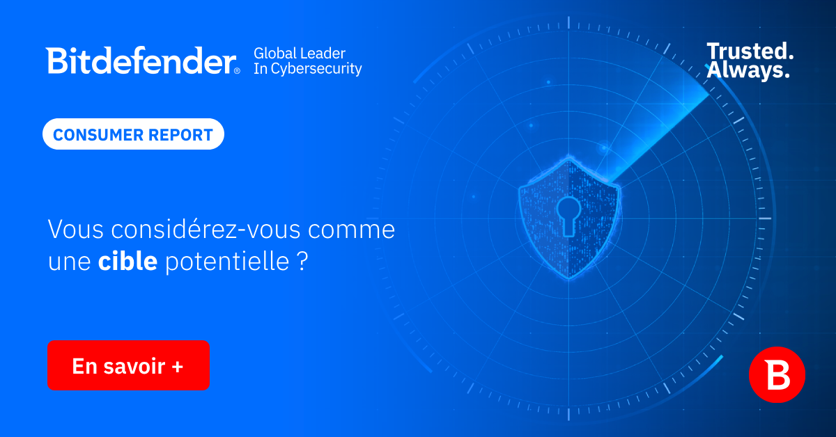 Selon une étude de Bitdefender, peu de personnes se considèrent comme ...