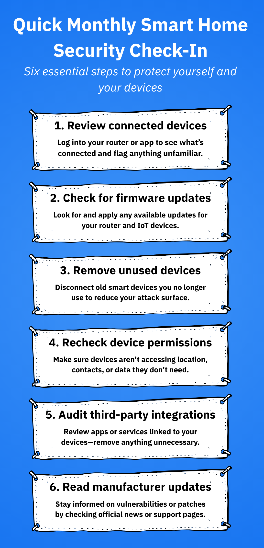 How to Perform a Monthly IoT Security Audit for Your Smart Home