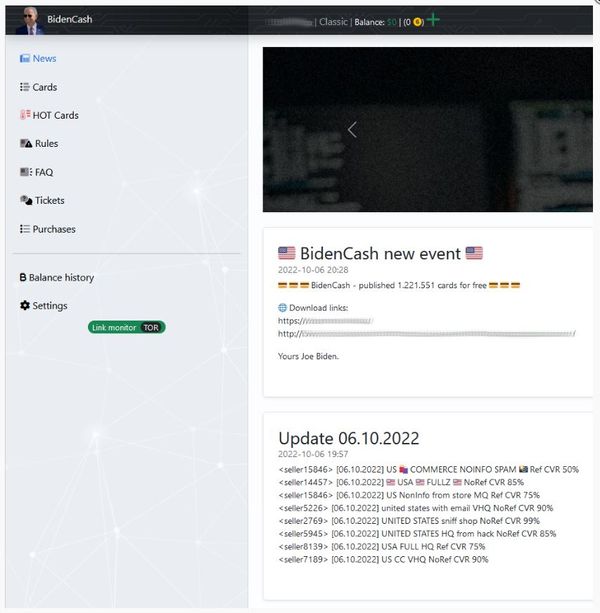 Hoard of 1.2 million CC numbers and associated details up for grabs on ...