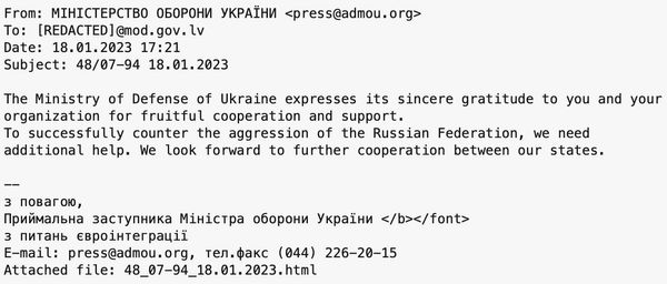Latvia says Russian hackers tried to phish its Ministry of Defence Latvia says Russian hackers tried to phish its Ministry of Defence