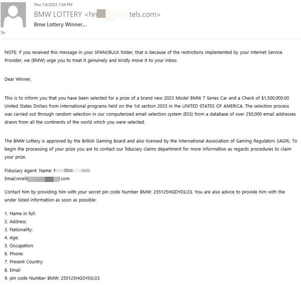 Cha-ching! Bitdefender Antispam Lab warns of lottery scams ahead of ...