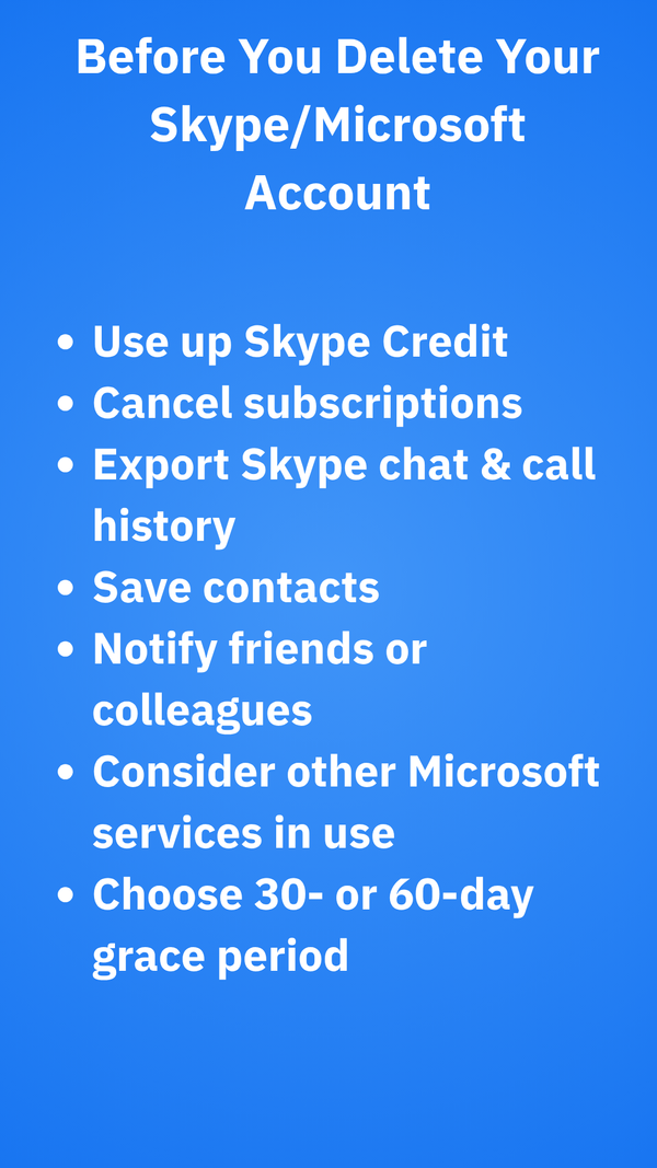 How to Delete Your Skype Account After Shutdown