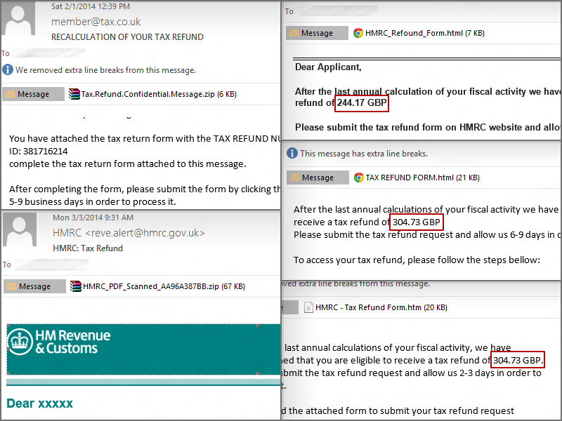 Wave of phishing and malware marks UK tax season