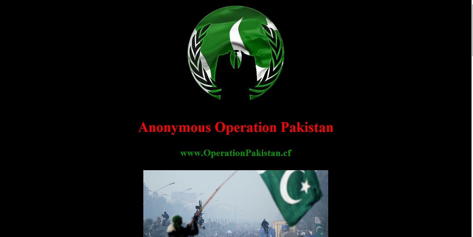 Anonymous Launches Operation Pakistan (#OpPakistan) Amid Pakistani Anti ...