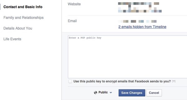 Facebook Now With Added Pgp Encrypted Notification Emails To Boost