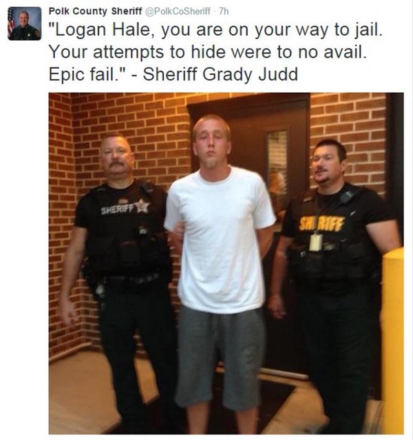 Poetic justice after burglar who taunted police on Facebook is captured