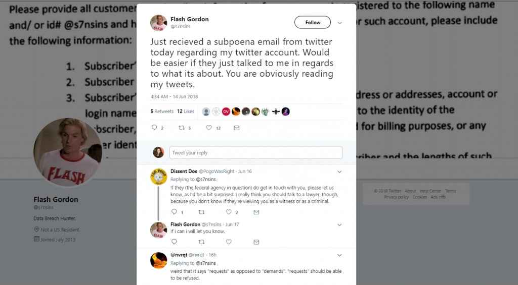 US Homeland Security"s ICE demands Twitter release data on cryptic ...