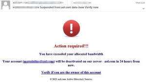 Cybercriminals Are Phishing For Login Credentials of AOL Users