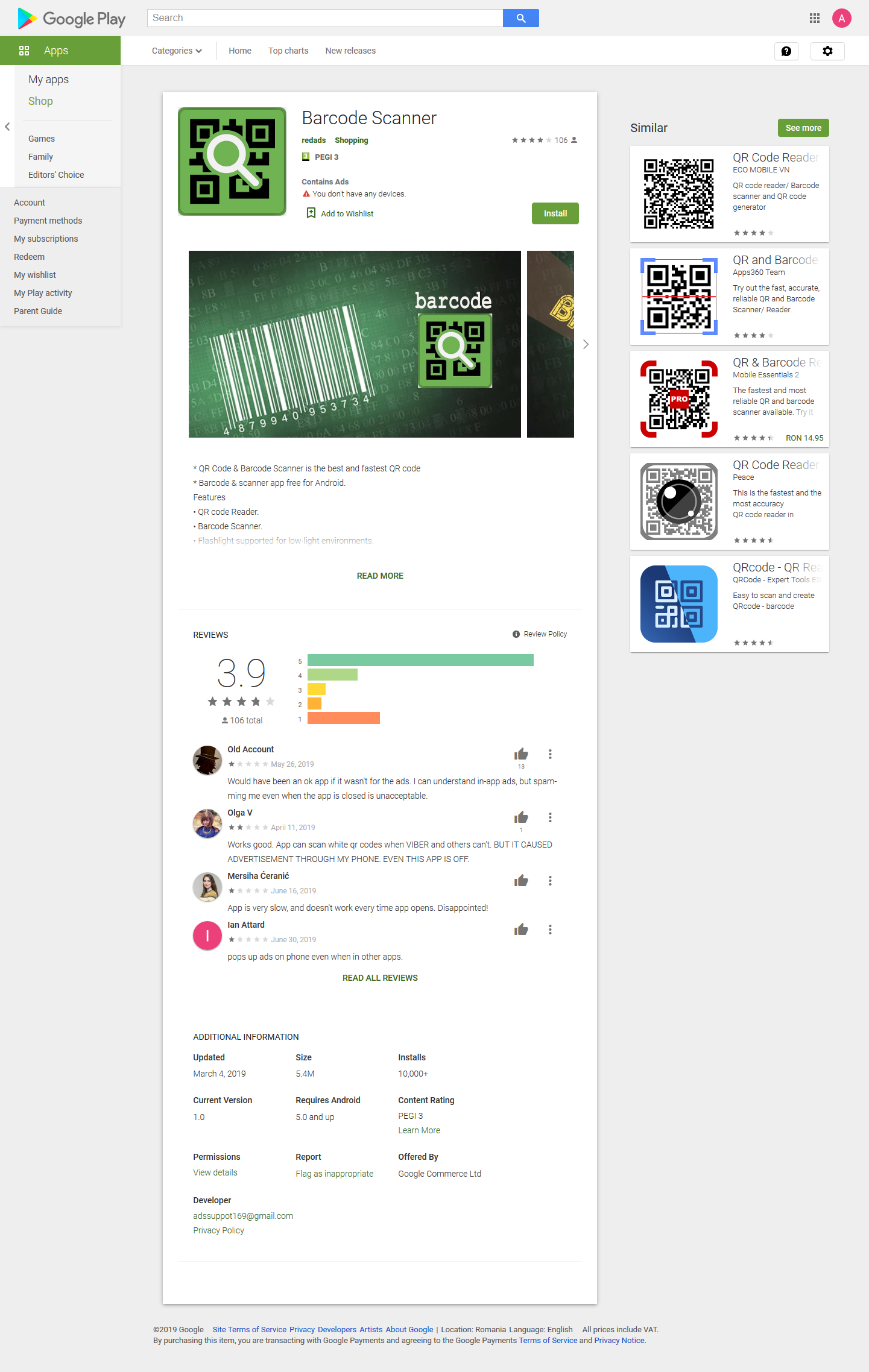 Seventeen Android Nasties Spotted in Google Play, Total Over 550K Downloads