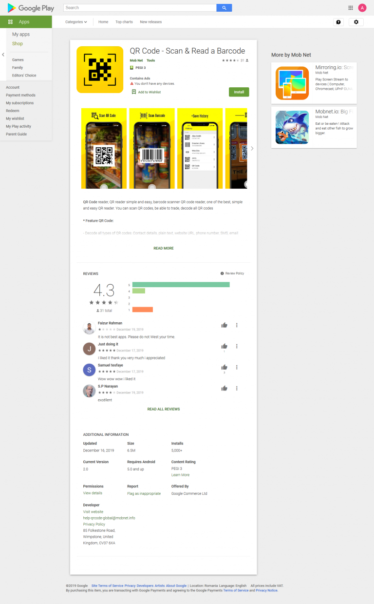 Seventeen Android Nasties Spotted in Google Play, Total Over 550K Downloads